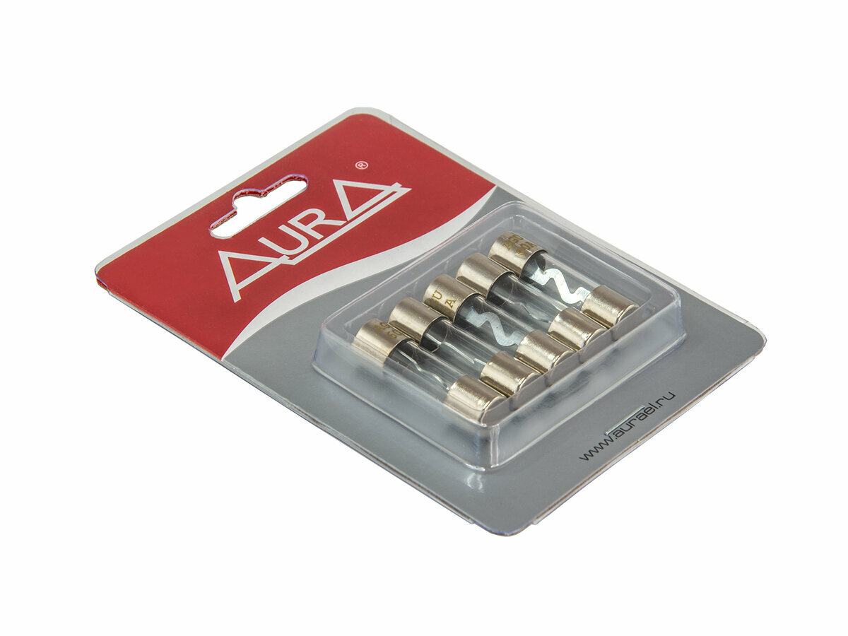 Предохранители AurA FAG-061N, никель, 5шт, номинальный ток 60A