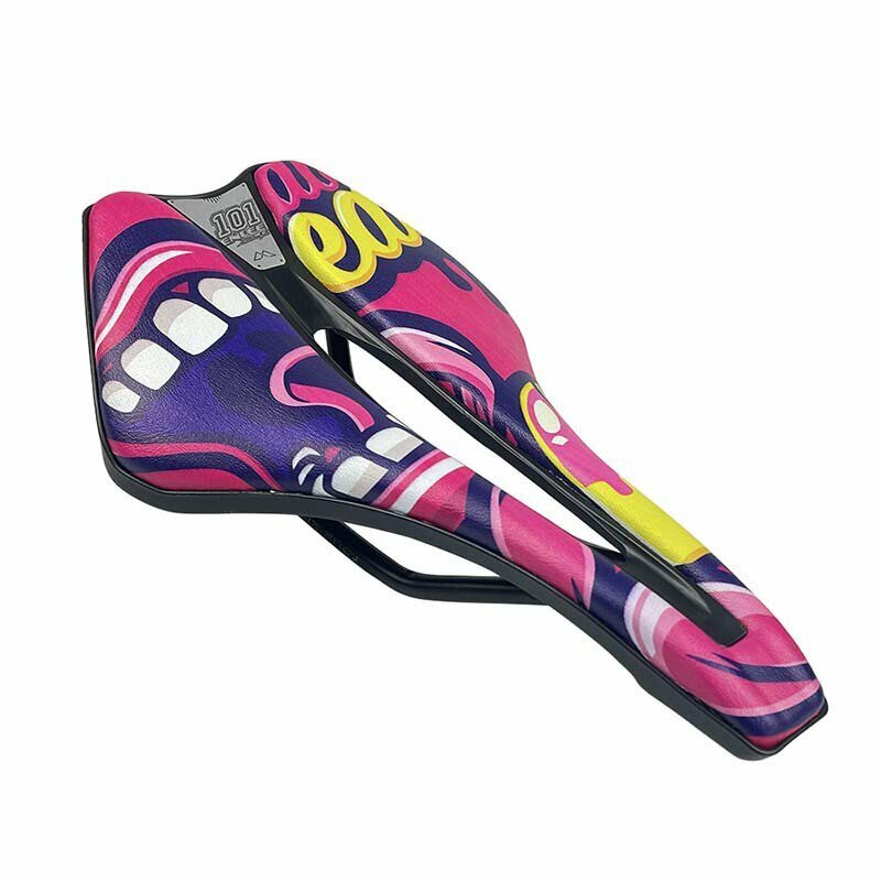 Enlee Седло велосипедное Enlee DS-30E фитнесс/спорт, MTB, с цветным принтом, унисекс.