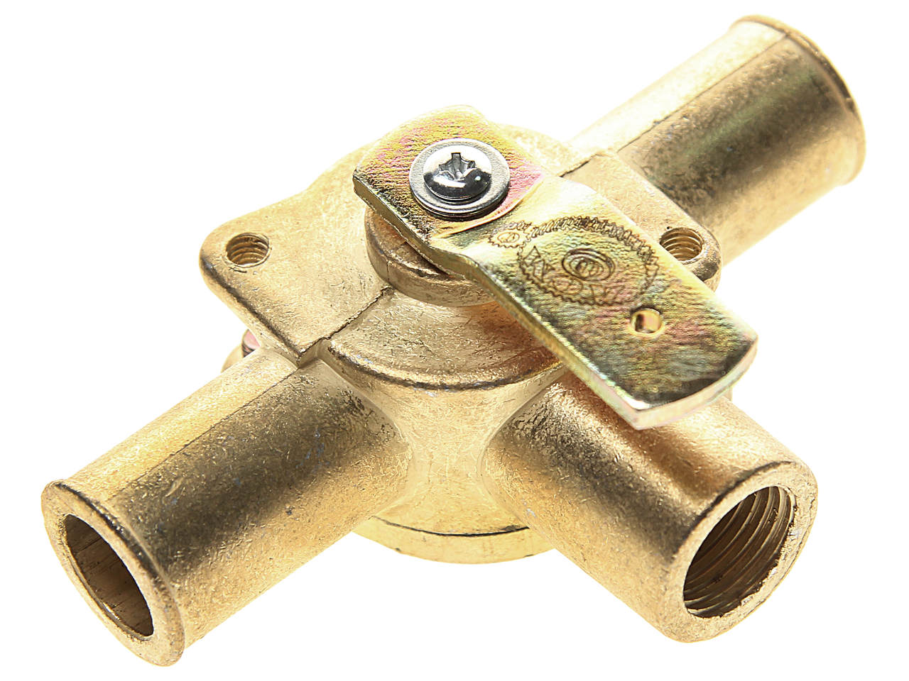 Кран МАЗ отопителя (3 выхода) спецмаш