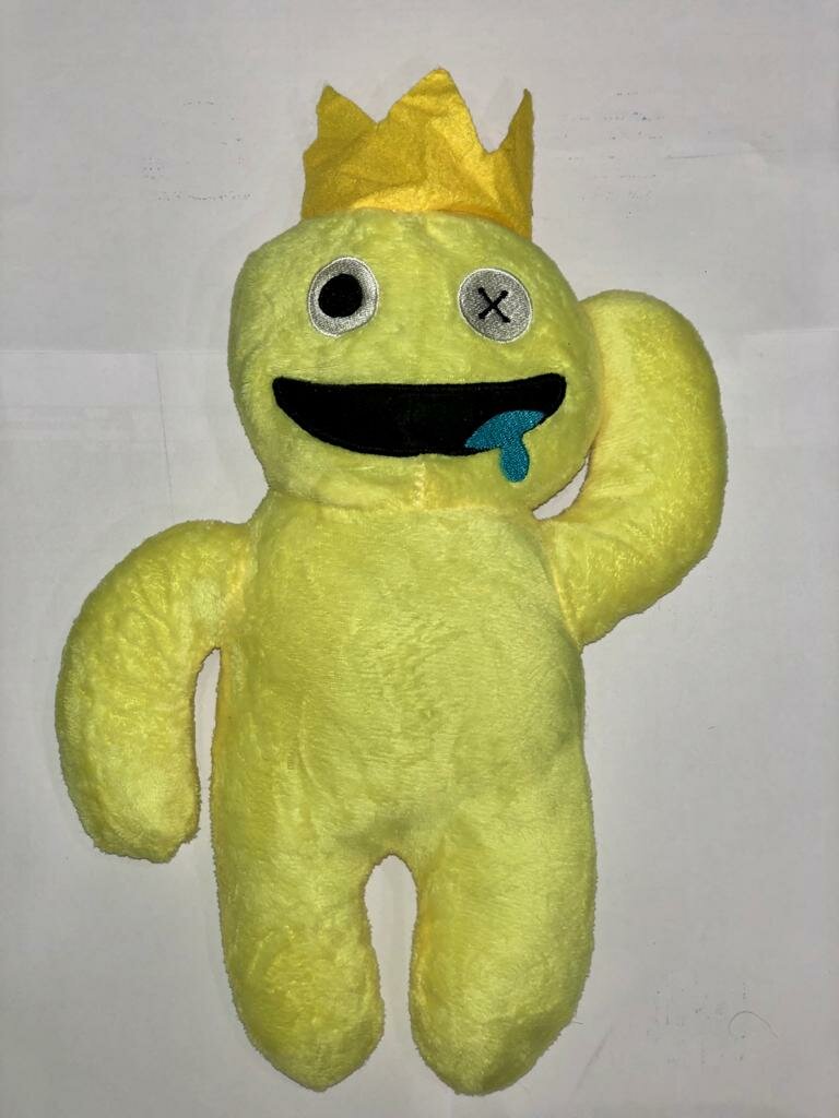 Мягкая игрушка Радужные друзья Rainbow friends Blue желтый 20см