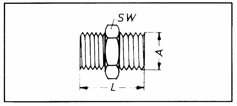 Ниппель переходной латунный 1/4" НР х 3/8" НР
