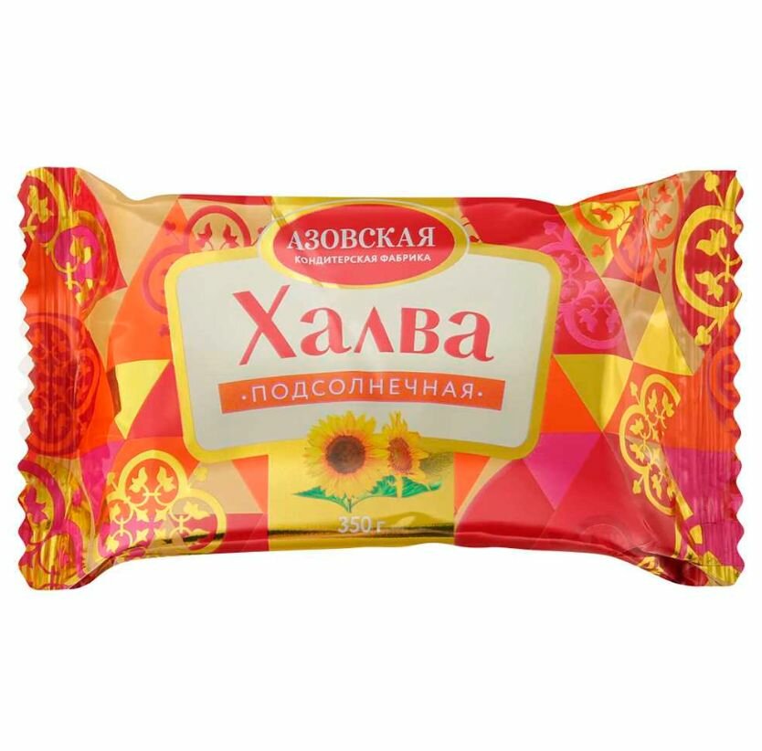 Азовская кондитерская фабрика Халва подсолнечная,350 г