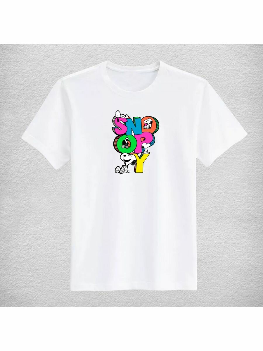 Футболка snoopy снупи надпись собака