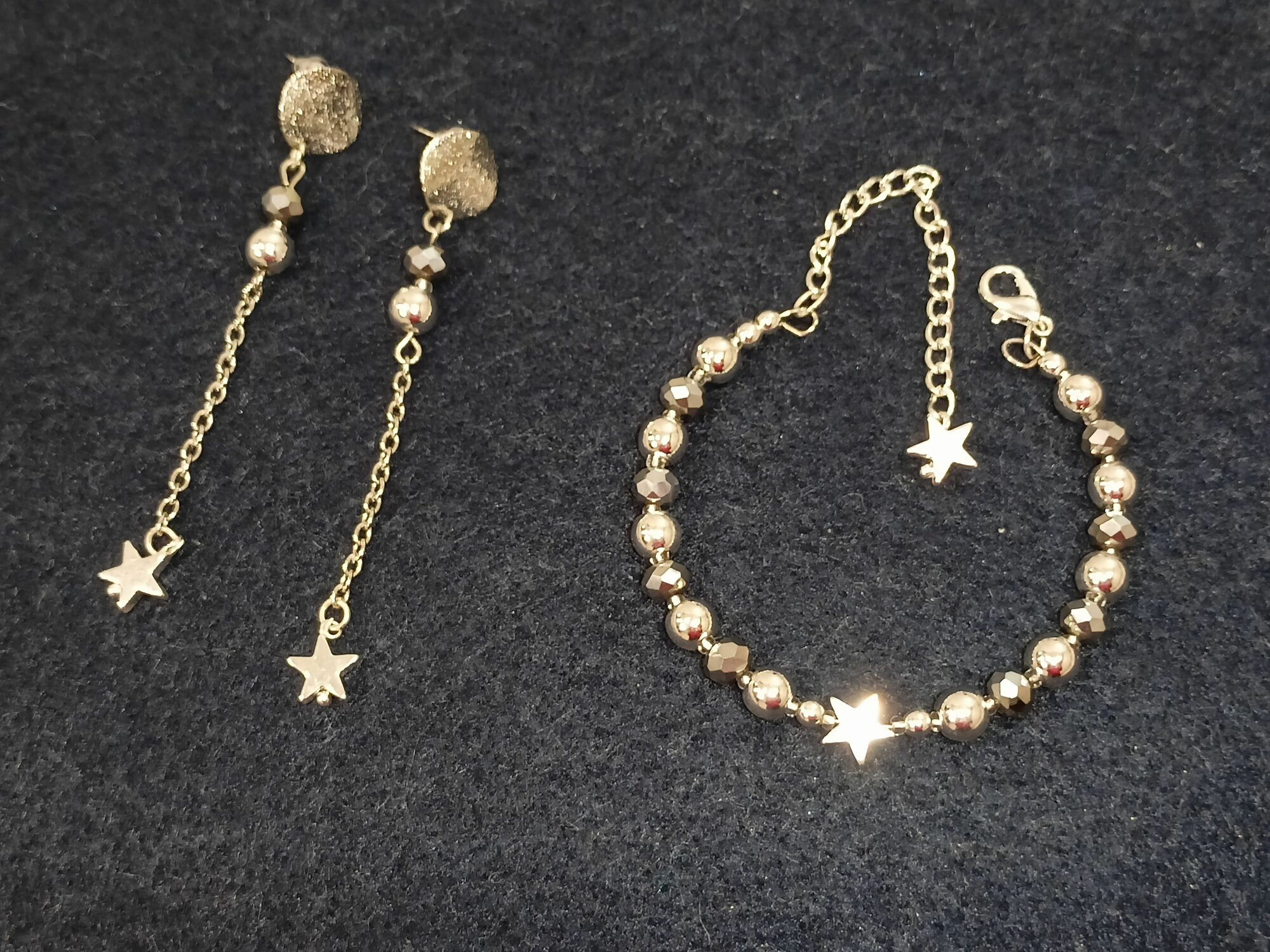 Комплект бижутерии, циркон