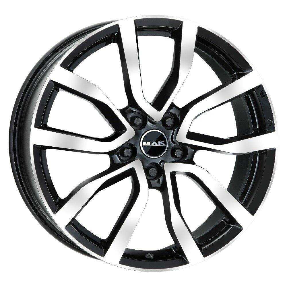 Диск автомобильный литой MAK Midlands 21x9.5 5x112 et25 dia66.45 Чёрный глянцевый с полированной лицевой частью