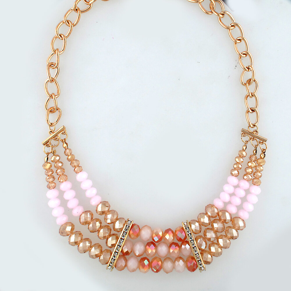 Колье, стекло