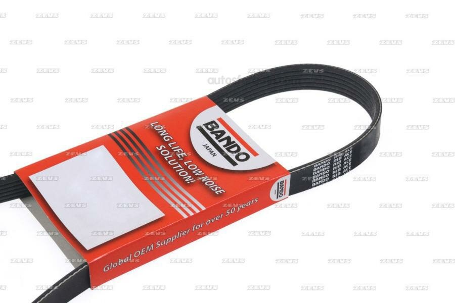 BANDO 6PK1230 Ремень приводной Hyundai Solaris 17-20 / Kia Ceed 18-21 1ZRFAE;1ZRFE;2ZRFAE;2ZRFE;3ZRFAE;3ZRFE