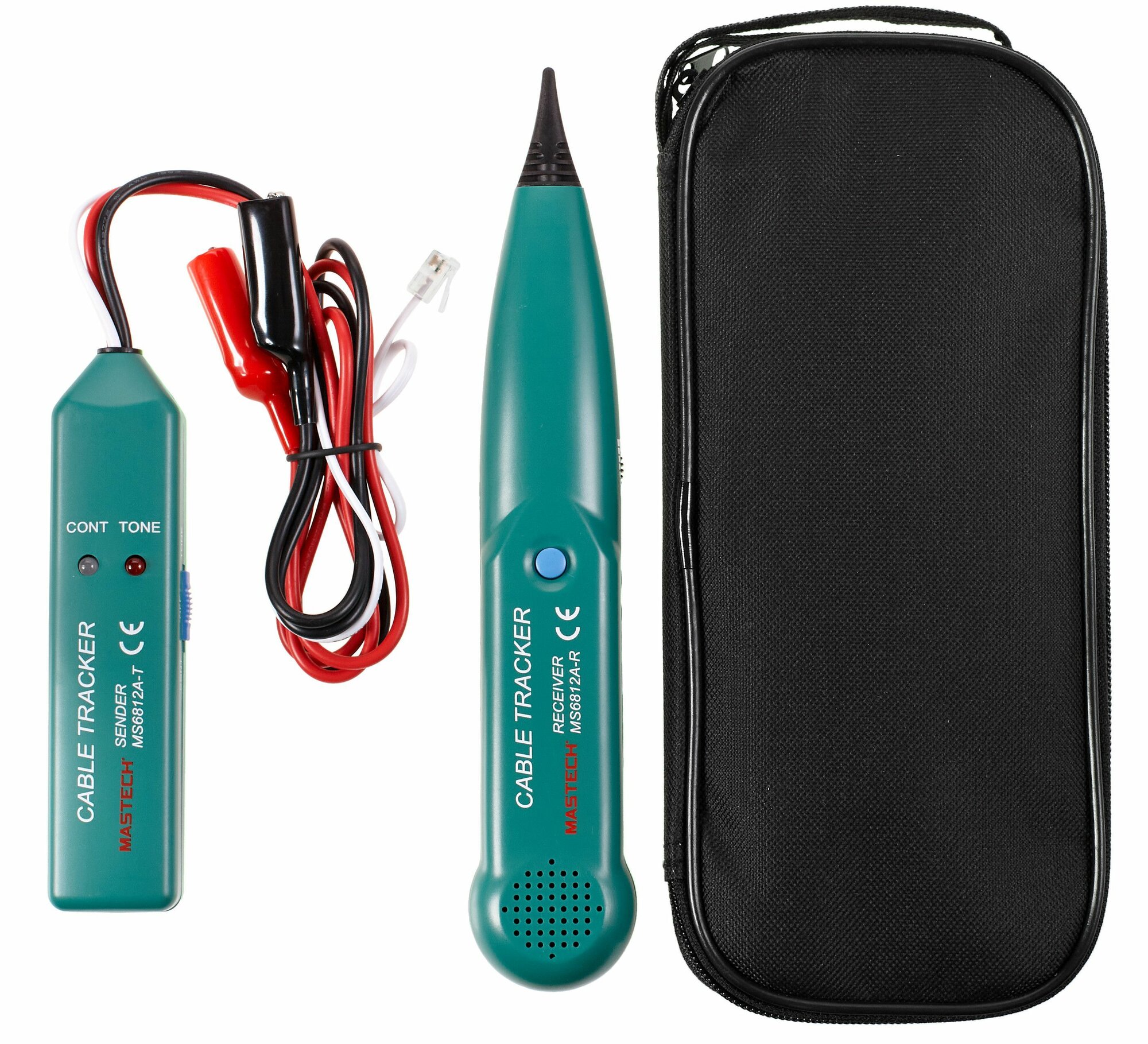 Кабельный тестер трассоискатель MASTECH MS6812A с генератором сигнала