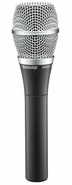 Вокальный микрофон Shure SM86, конденсаторный, кардиоидный