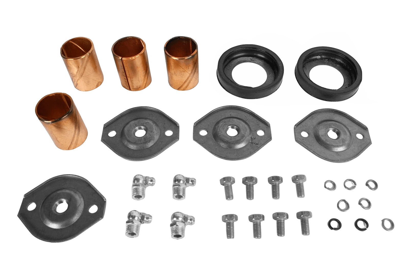 Шкворень ГАЗ-3302 в сборе, втулки, подшипник 2 штуки комплект 3302-3000100