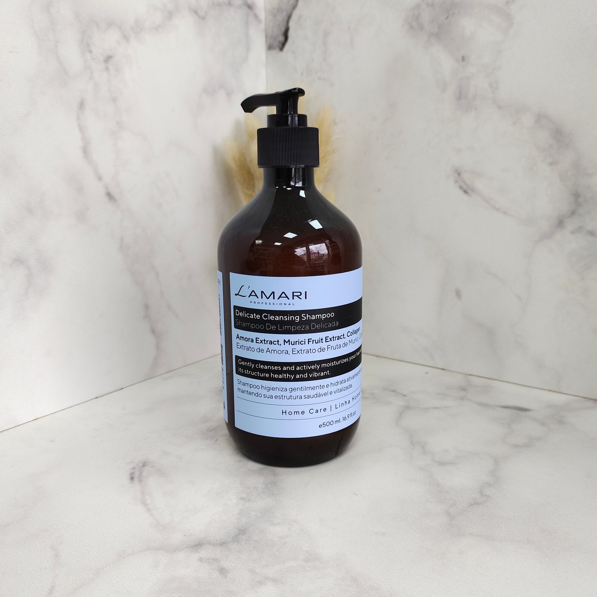 L'AMARI Шампунь для волос Delicate Shampoo без сульфатов, 500 мл