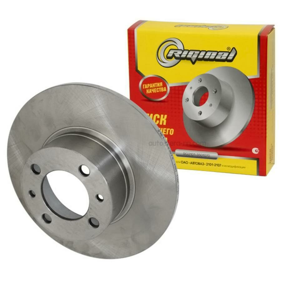 RIGINAL RG21013501070 Диск тормозной передний для а/м ВАЗ-2101-2107 RIGINAL