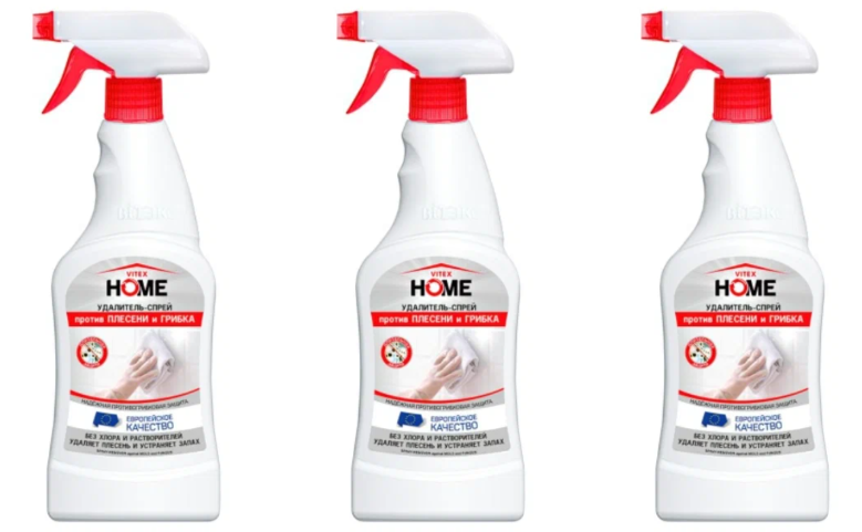 Удалитель-спрей Vitex Home, против плесени и грибка, 500 мл, 3 шт
