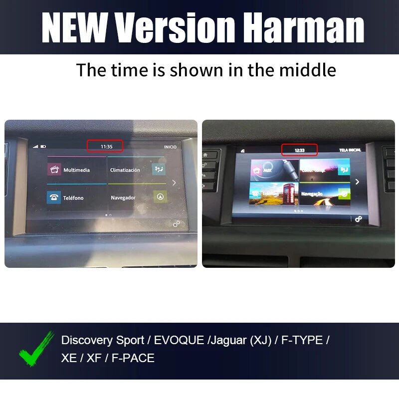 Беспроводной Carplay для Land Rover/Jaguar/Range Rover/Evoque/Discovery 2012-2021, Android Auto, AI Box, мультимедиа, USB, навигация, DSP Harman 8 Inch