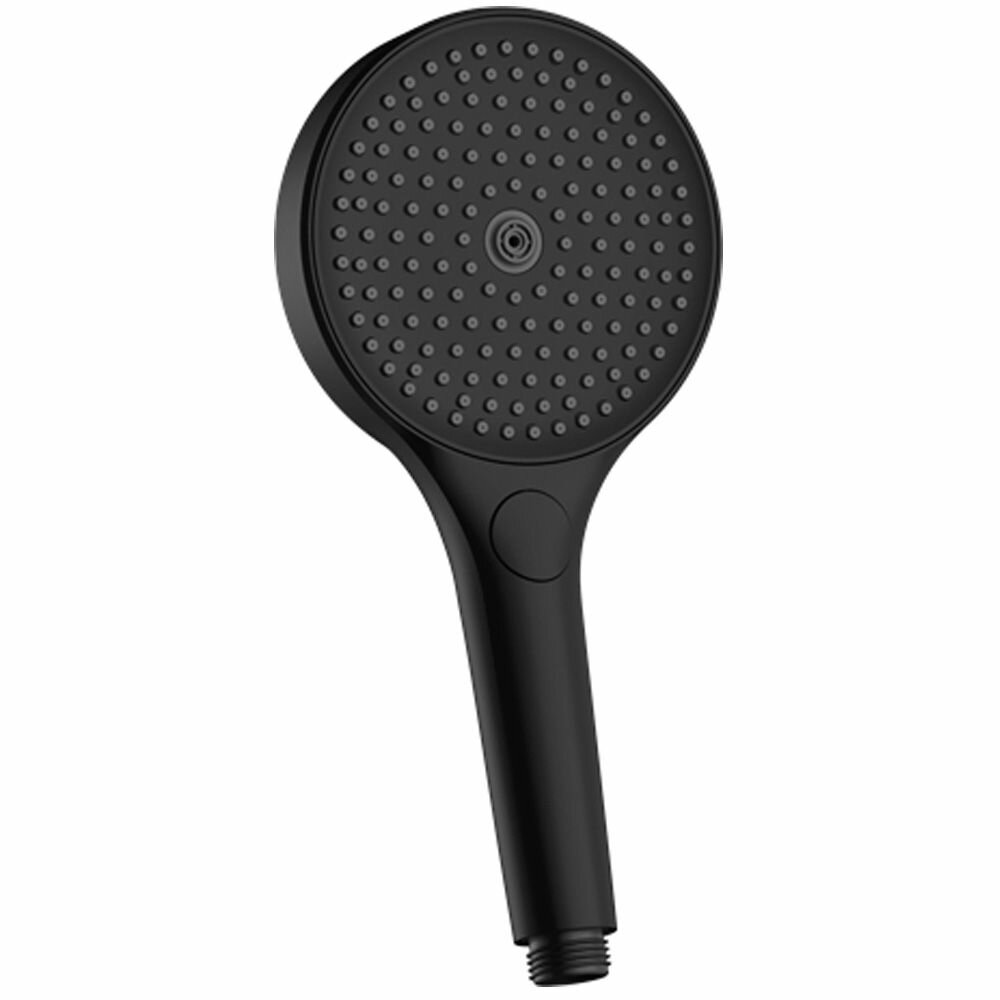 Лейка для душа 120 мм, 3 режима, черный, AQUAme AQM8504MB