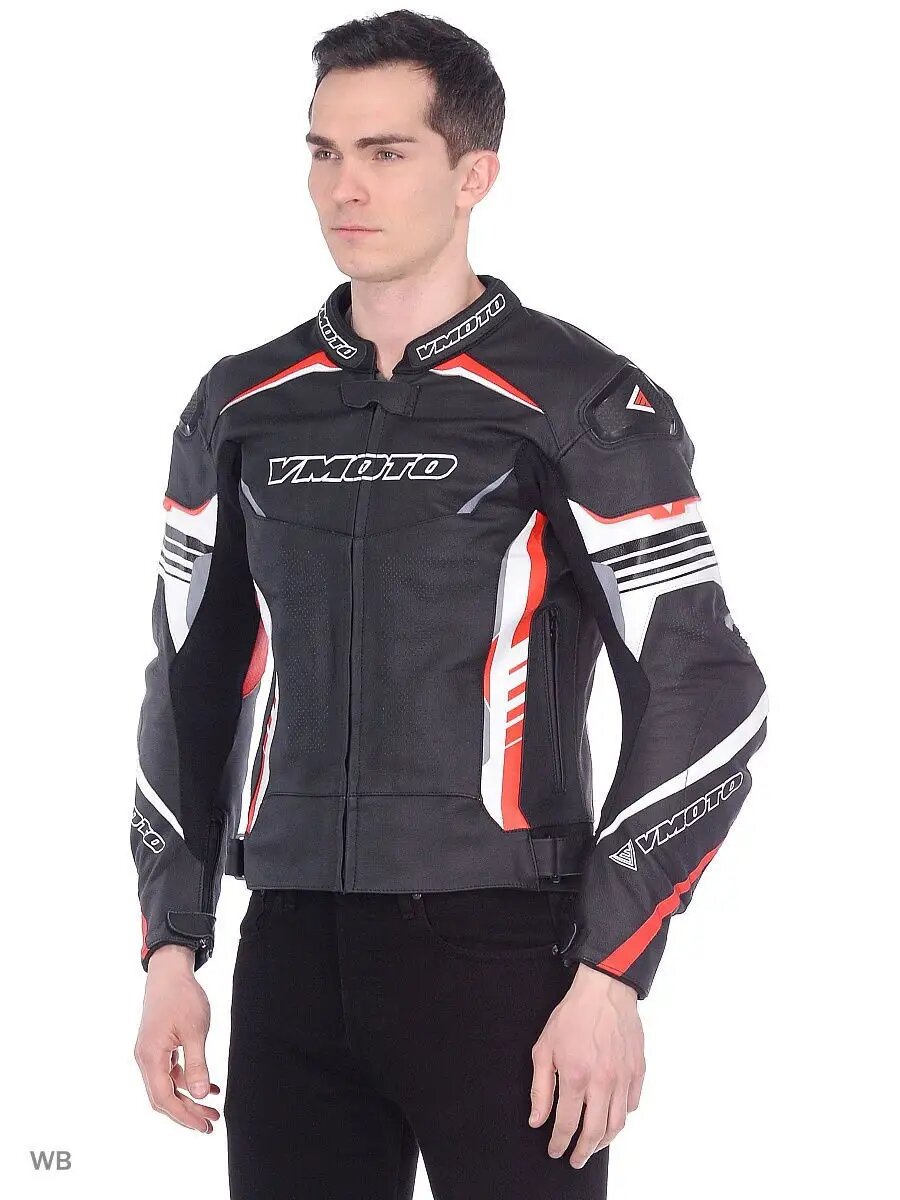 Мотокуртка Vmoto Avalon Black/Red L