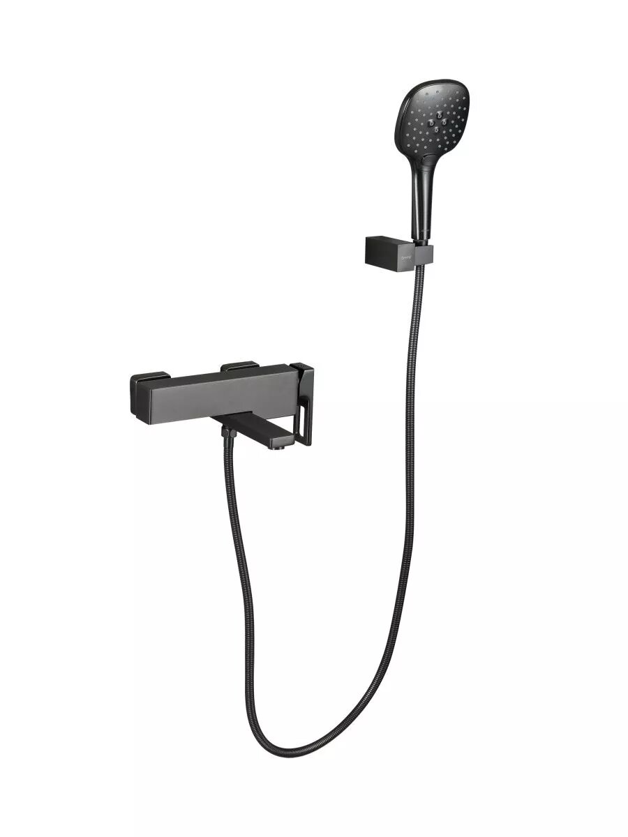 Смеситель для ванны Gappo Futura G3217-9, латунь, цвет оружейная сталь