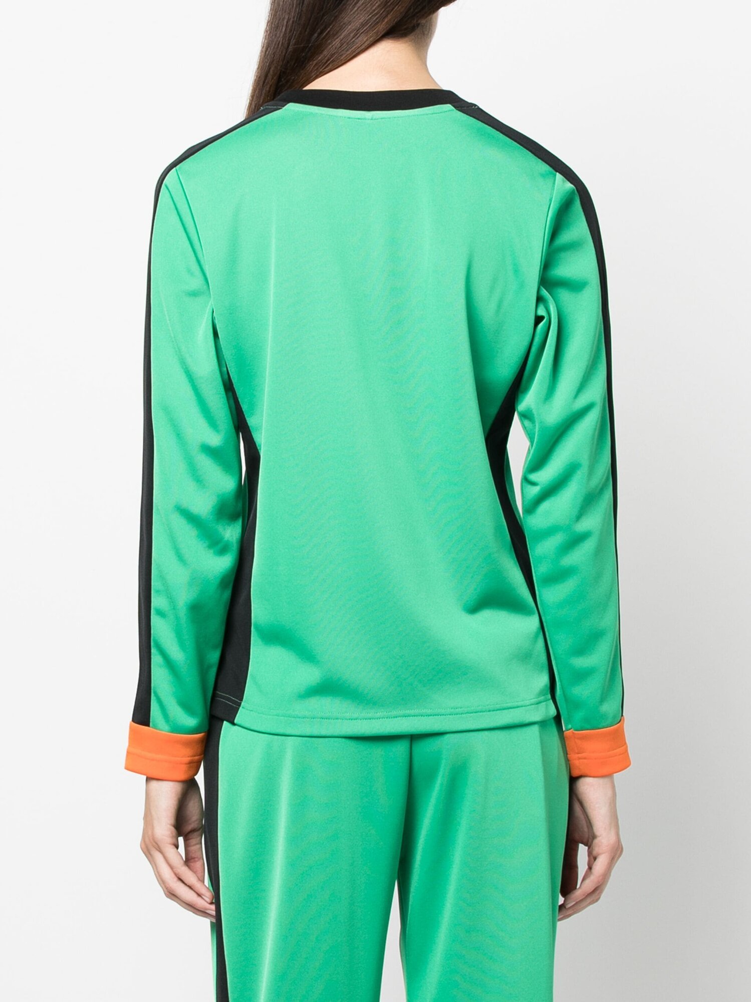 Толстовка Wales Bonner Logo-patch organic-cotton sweatshirt, размер M, , green — фото 1