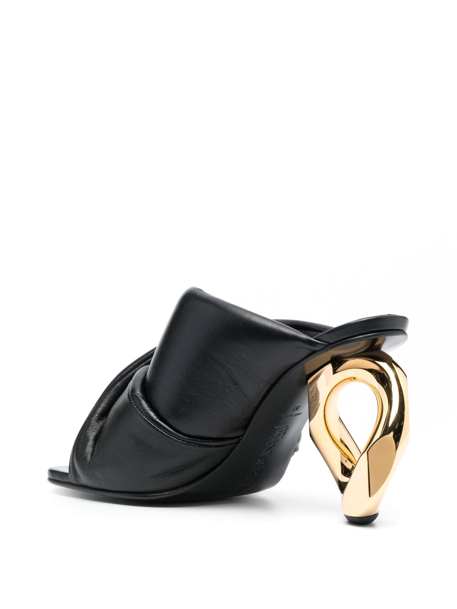 Босоножки JW Anderson Chain Heel 95, размер 36, black/black — фото 1