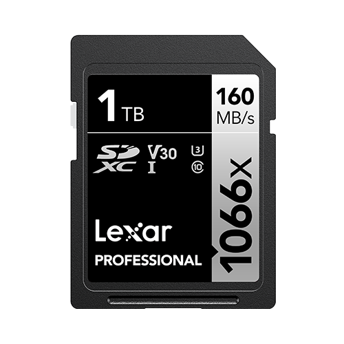 Карта памяти Lexar Professional 1066x Silver SDXC 1TB UHS-I U3 V30, R/W 160/120 МБ/с