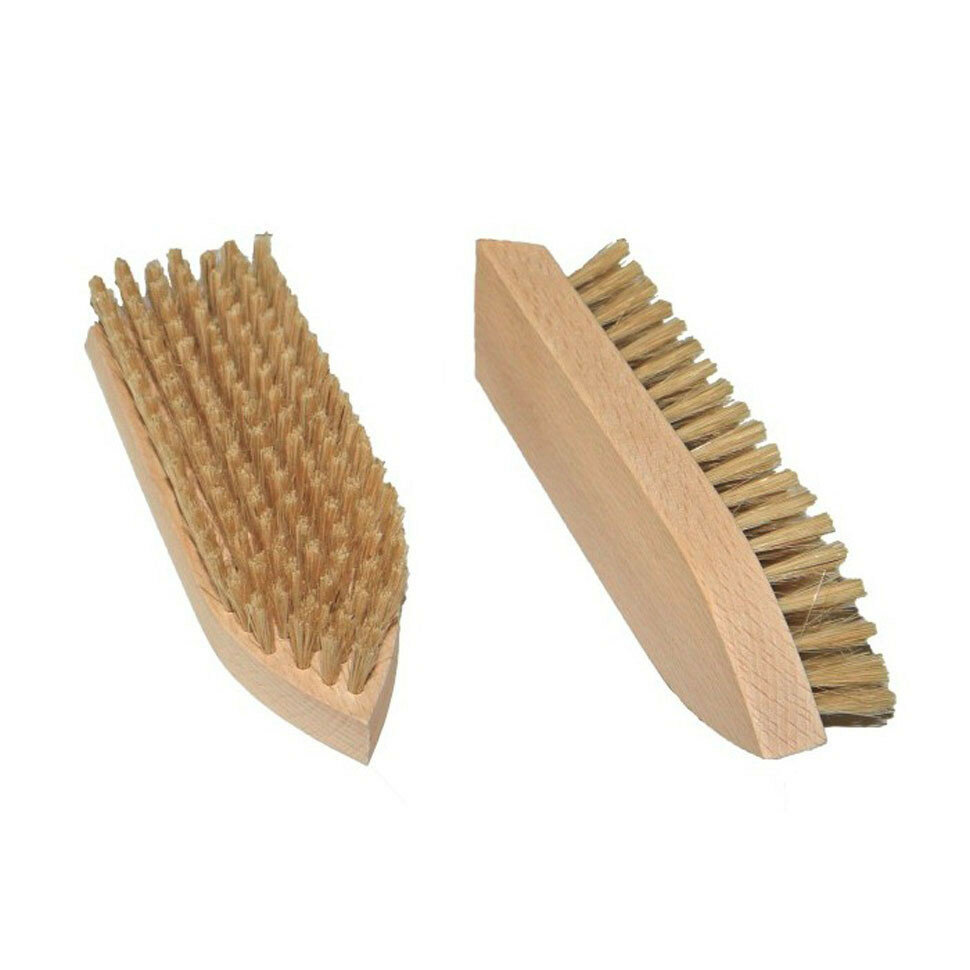 Щётка обувная Стрелка 160Х47Х16 118 пучков, бук, воск, натуральная щетина светлая / тёмная / экобраш. (светлый)