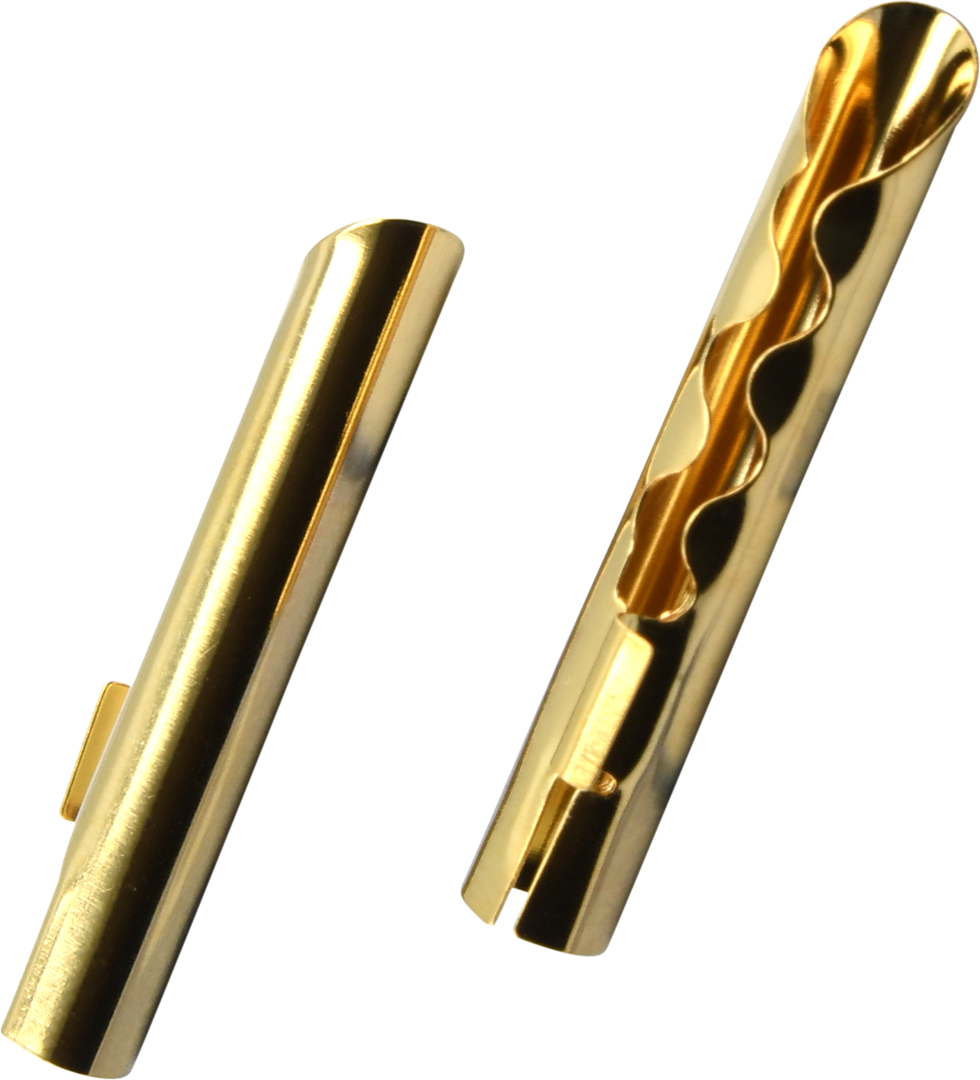 Performance Banana Tube max, 4mm2, gold 10pc, D1C3005