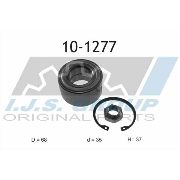 IJS 10-1277 к-кт подшипника ступицы передней\ Skoda (Шкода) Felicia (Фелиция) / favorit 92-01