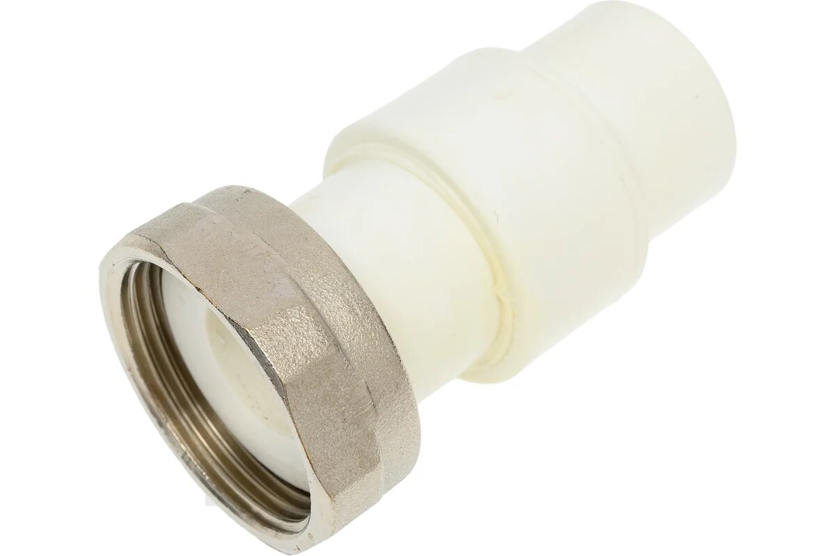 Муфта РВК ПП с накидной гайкой D25-1 1/4, код 020603, соединение пластиковых труб