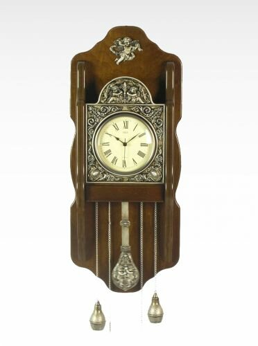 Часы Helios Line настенные с маятником классические Мон Амур