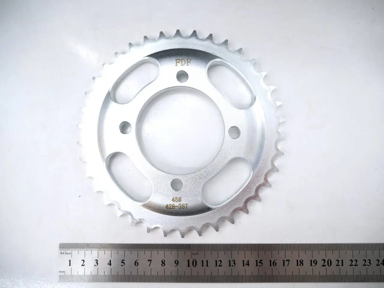 Звезда ведомая 428-38T (4x56-80) D64; (CG, CB125-250) Racer RC200-CS, RC250CS Skyway, STELS SB 200