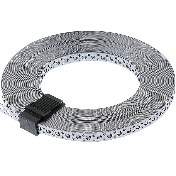 Лента 56012 KVA 12х0,7мм монтажная горячее цинкование Dперф=3 и 6мм, L=30м (Sormat)