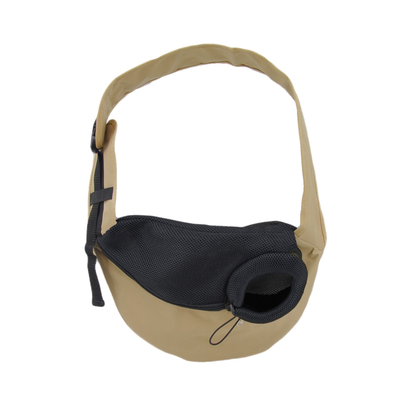 Слинг для животных Melenni Эконом S бежевый/черная сетка, 40x25x11, см; Вес: 310 гр.