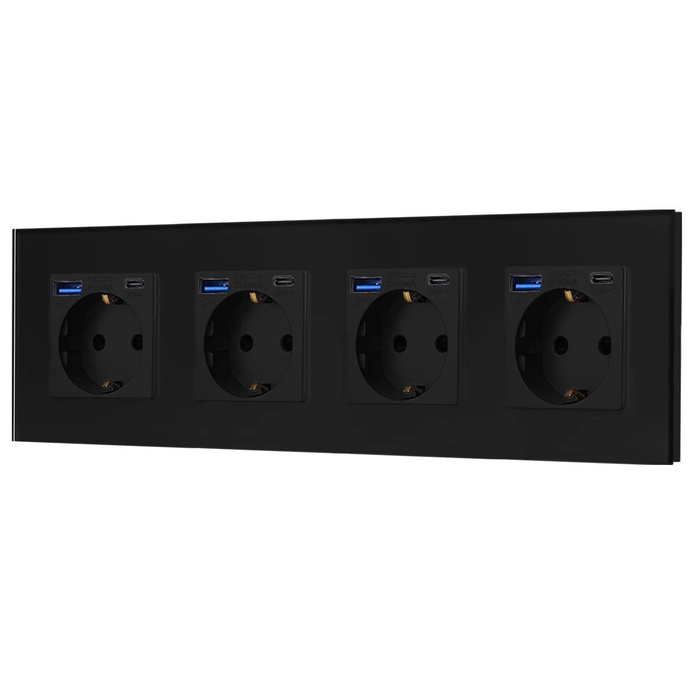 Розетка с USB Bingoelec 4L type c