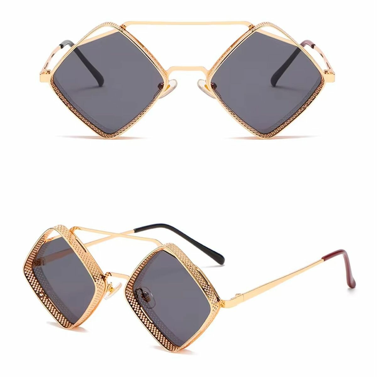 Ромбовидные очки стильные солнцезащитные