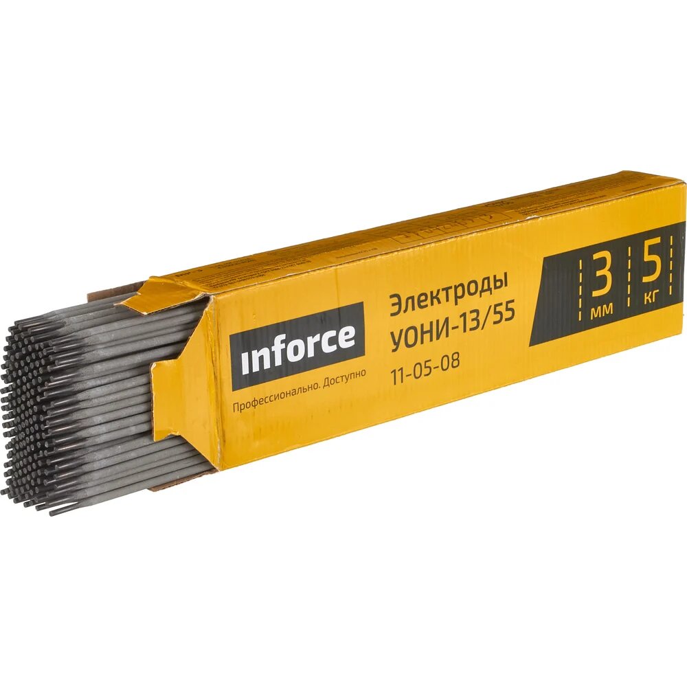 Электроды УОНИ-13/55 (3 мм; 5 кг) Inforce 11-05-08 для прокладки электрических сетей
