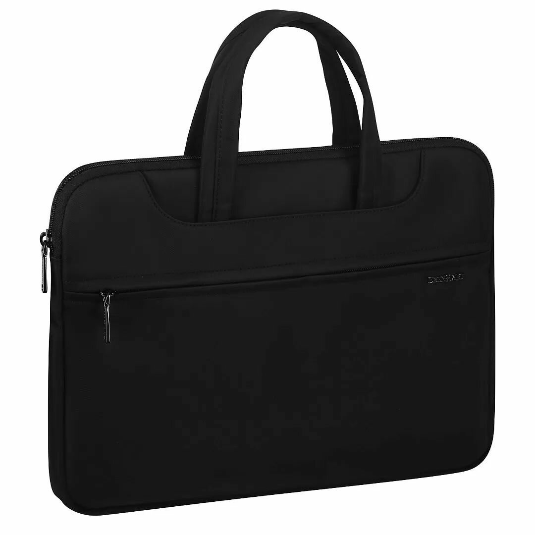 Сумка для ноутбука и документов 13 дюймов Eberhart, полиэстер, черный 380*50*290 см, 0.44 кг 5.4 л / Прочная и Легкая / Чехол для ноутбука 13 макбука ультрабука