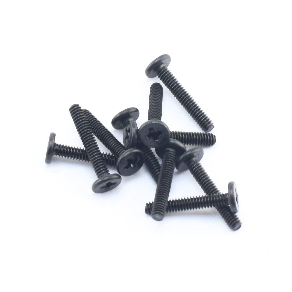 Винт СM2x12mm (для ноутбуков) черный, 10шт.