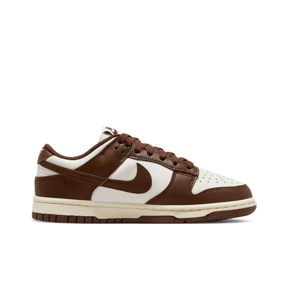 Кроссовки NIKE Dunk Low, размер 6.5us / 38.5eu / 24.5cm, коричневый — фото 1