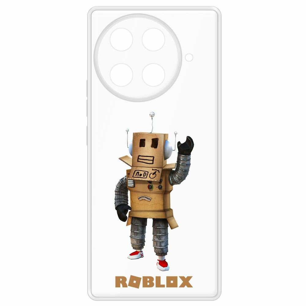 Чехол-накладка Krutoff Clear Case Roblox-Мистер Робот для TECNO Camon 30S Pro