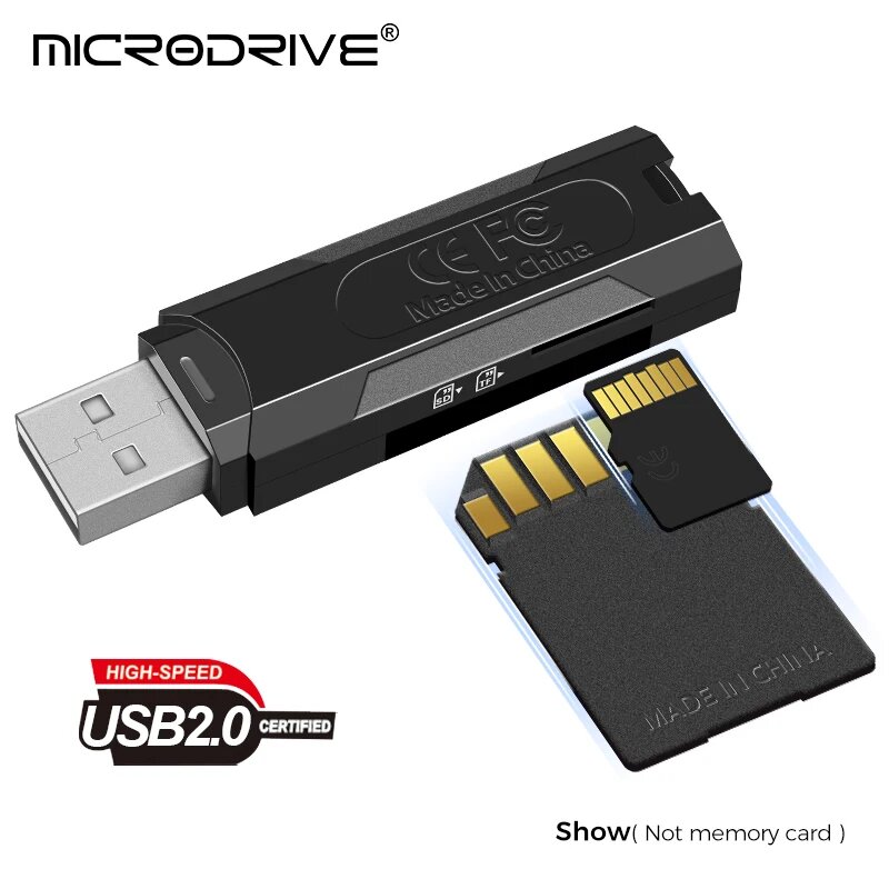Кардридер USB 2.0/3.0 для Micro SD 2 in 1 Card Reader