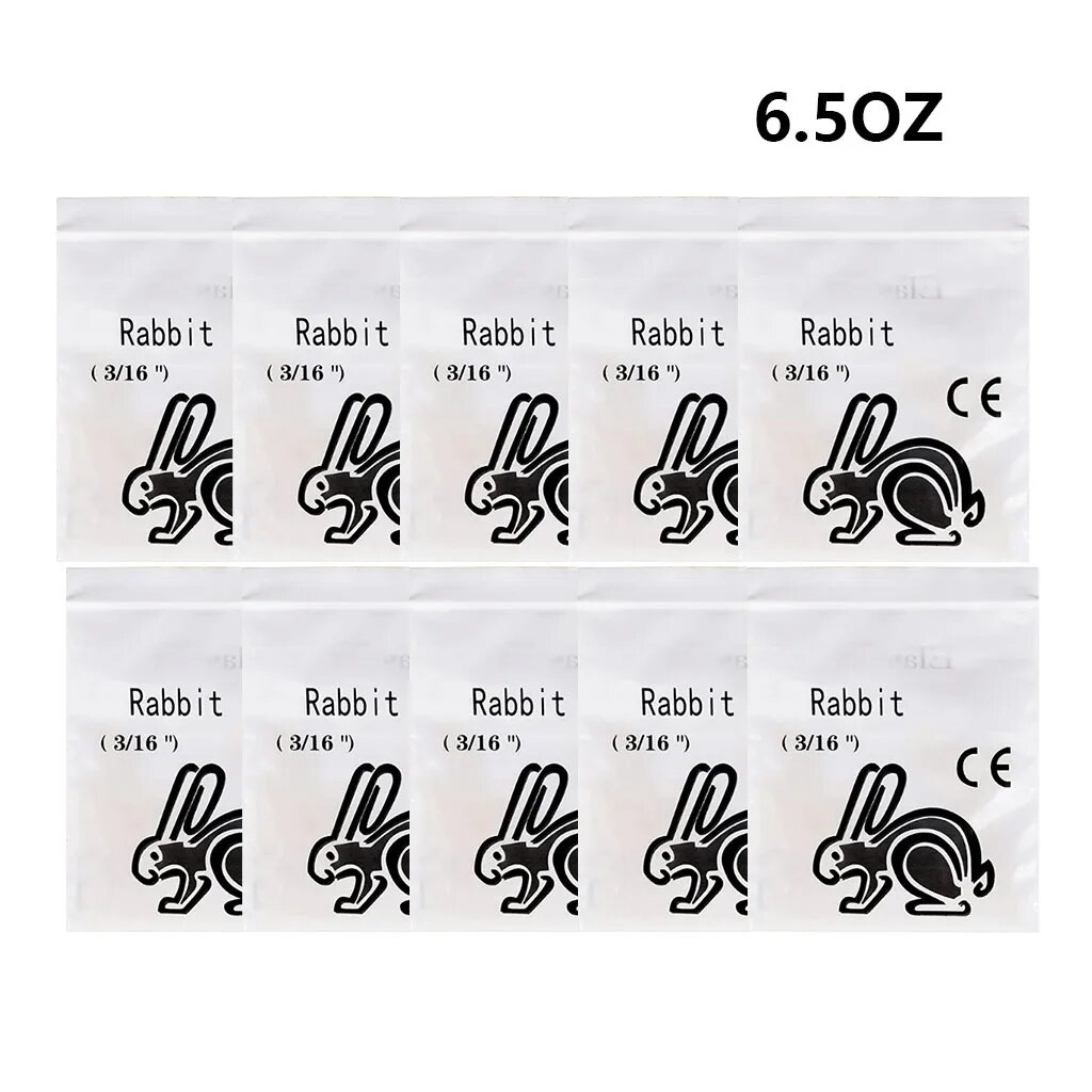 Эластичные резинки для брекетов DFDG 3.5/4.5/5.0/6.5 OZ 6.5 OZ rabbit yellow