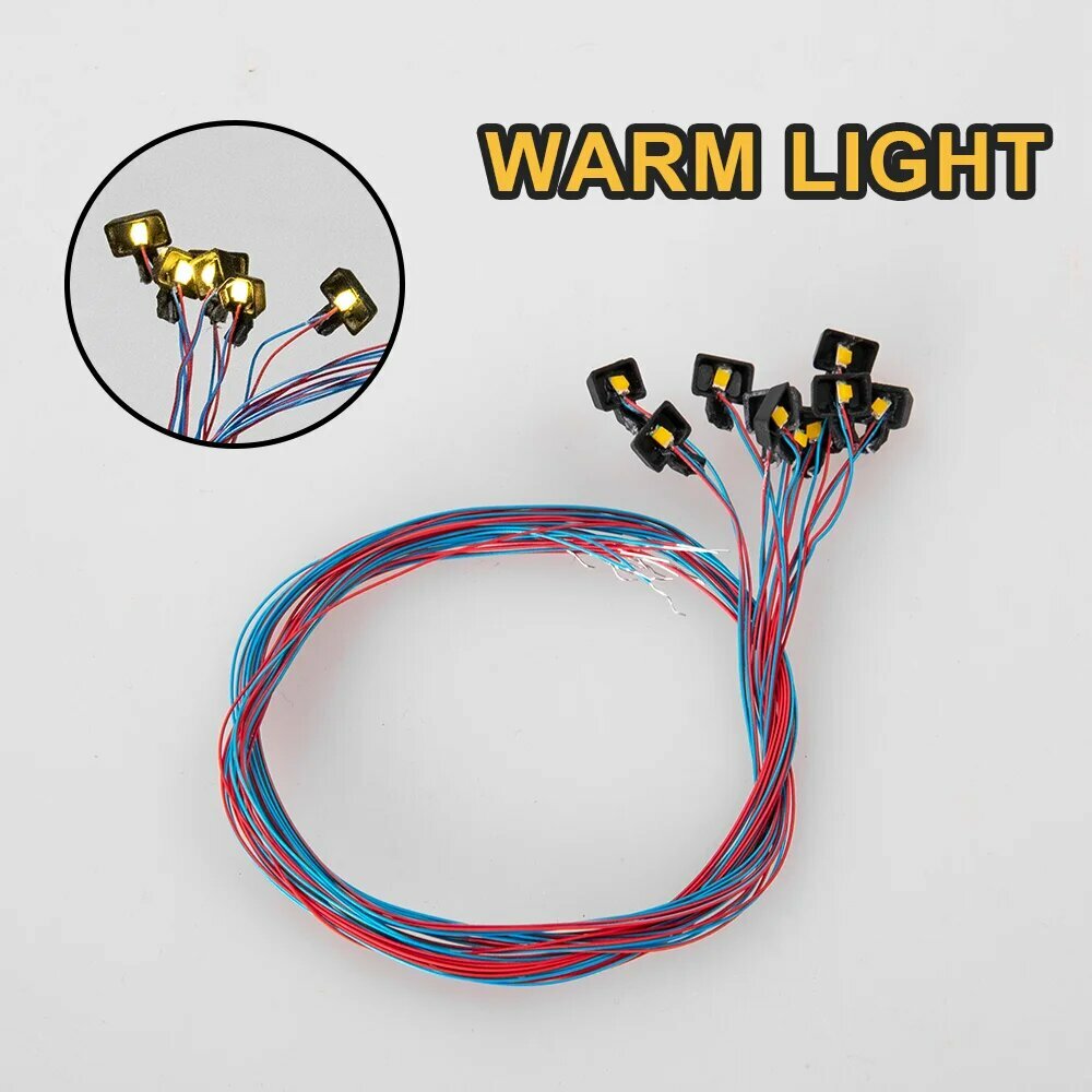 TERAYSUN Мини LED-лампы Warmwhite 10 шт