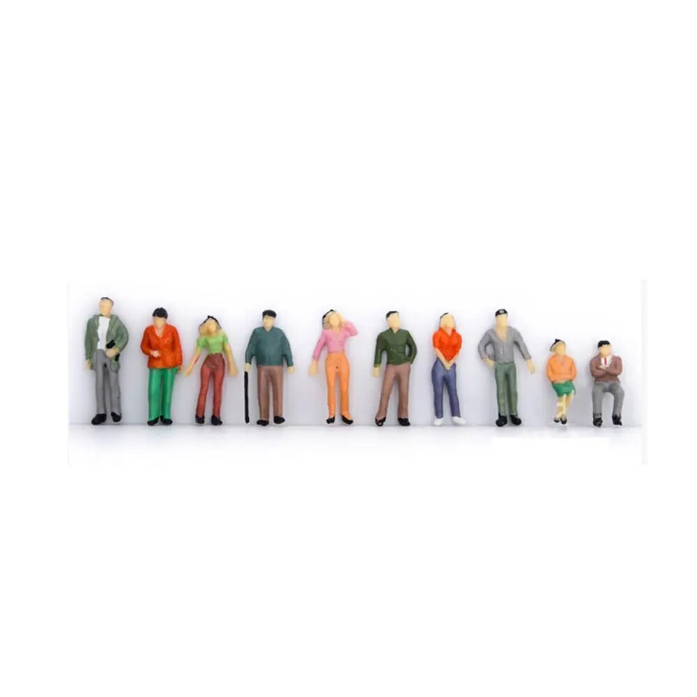 Миниатюрные фигурки людей, 50 шт, Цвет: 1-42-20pcs