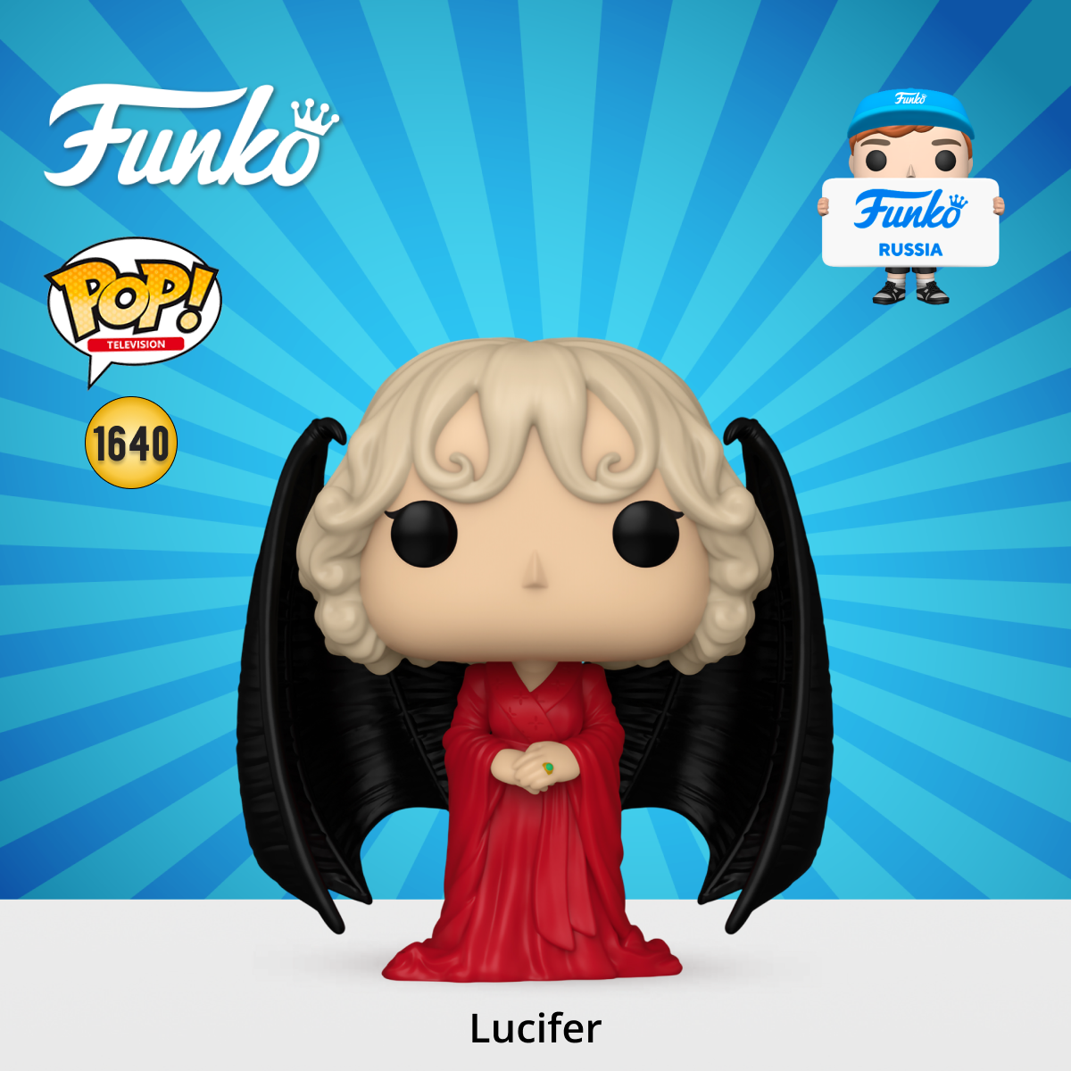 Фигурка Funko POP! TV Sandman Lucifer (1640) 80052 по мотивам сериал "Песочный человек"