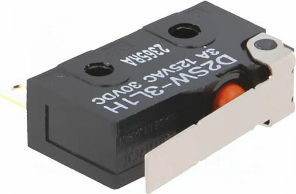Микропереключатель OMRON D2SW-3L1H SNAP ACTION, с рычагом, SPDT, 3A/125ВAC, IP67, 1 шт