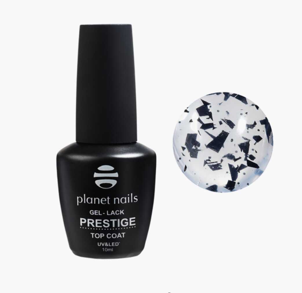 Planet Nails, "PRESTIGE" - GLOSSY TOP POINT без липкого слоя, 10мл
