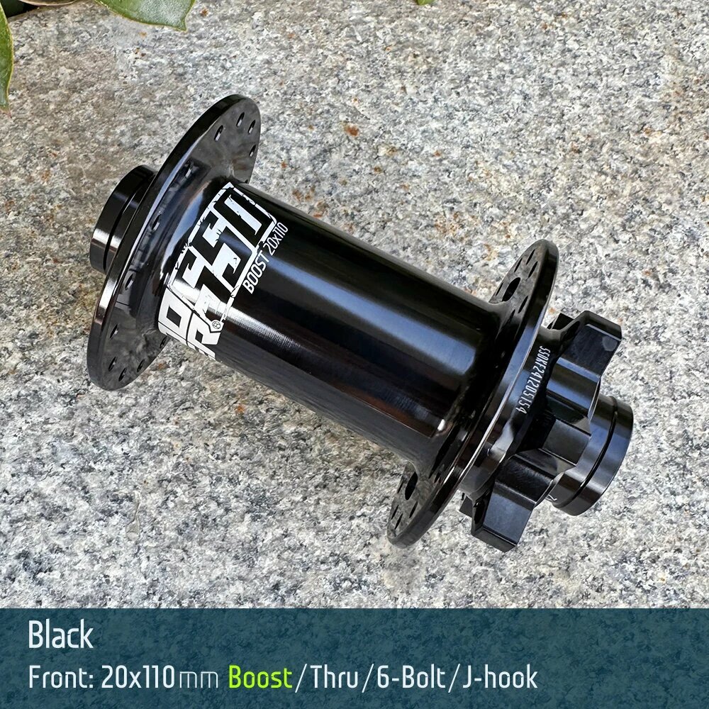 Втулки Koozer 550 Front Non-Boost/Boost 15x110 20x110 32H Черный, BK 32H 20x110mm B