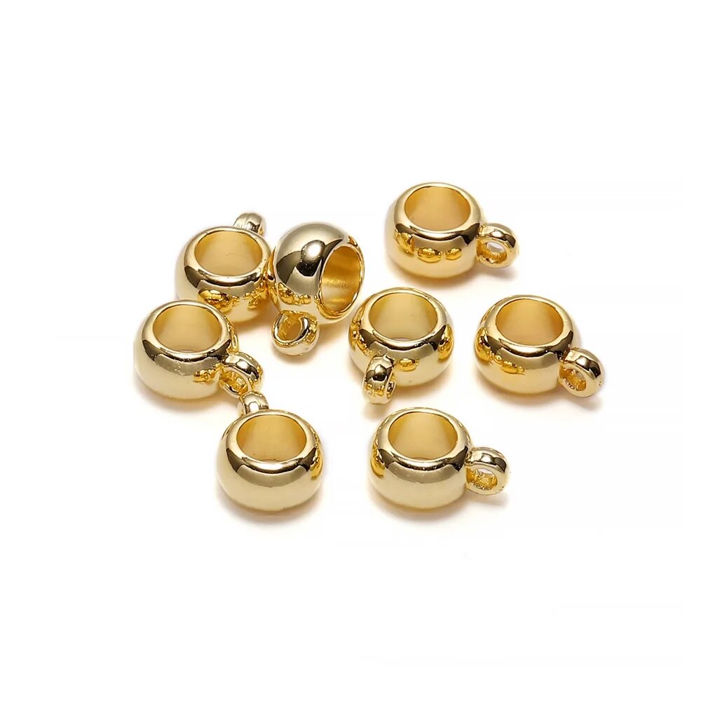 Подвески акриловые YouYoungDifferent 50 шт. 10mm x 50pcs, Gold