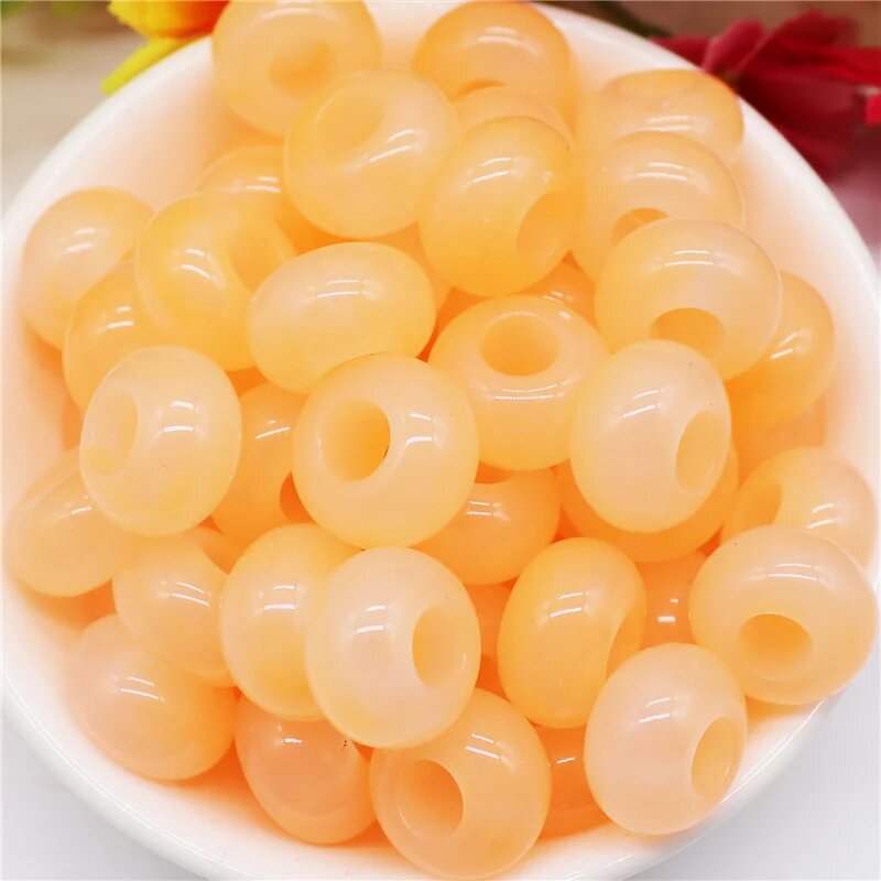 Бусины кольца пластмассовые Jelly Color 4 10шт