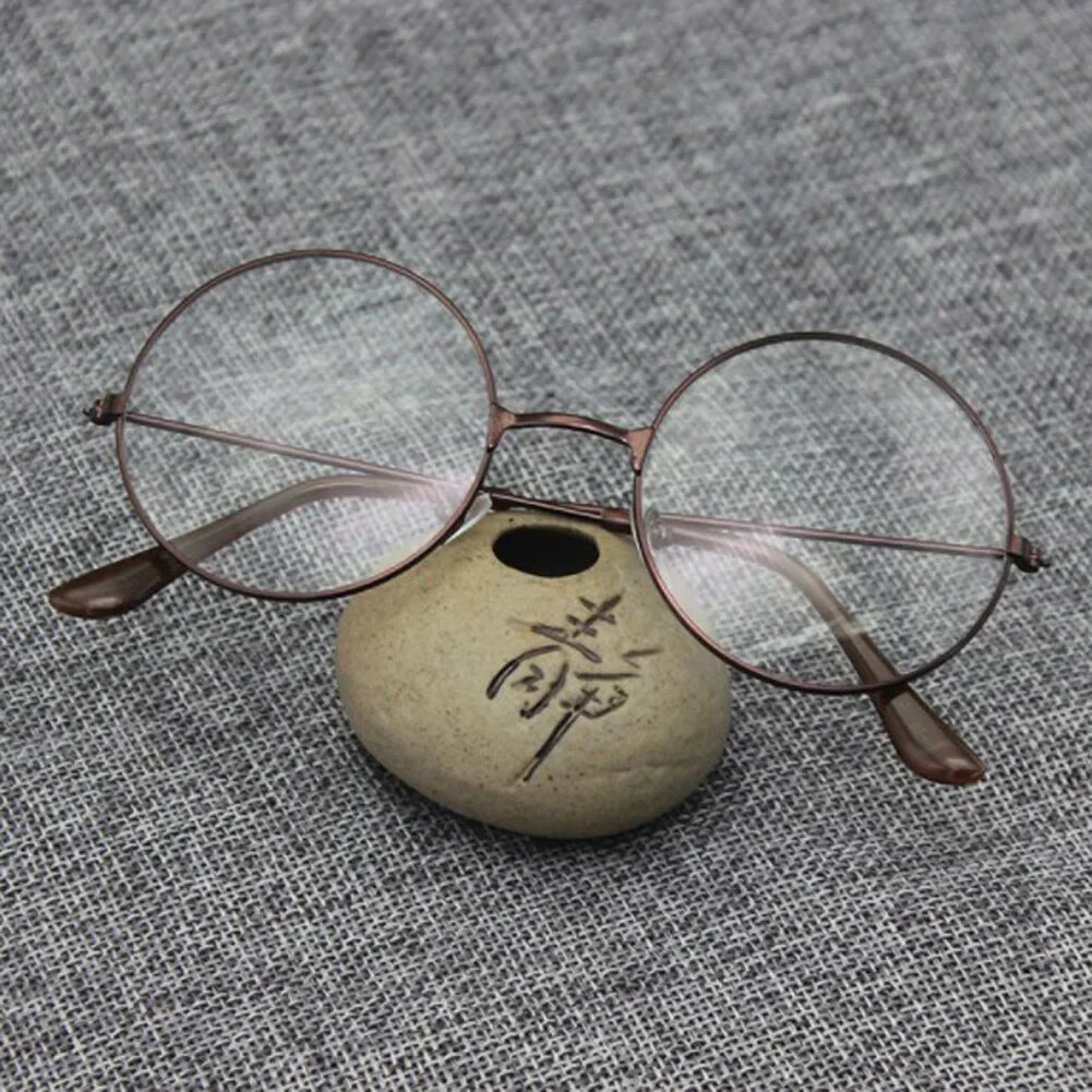 Винтажные круглые очки MOONBIFFY, оправа bronze